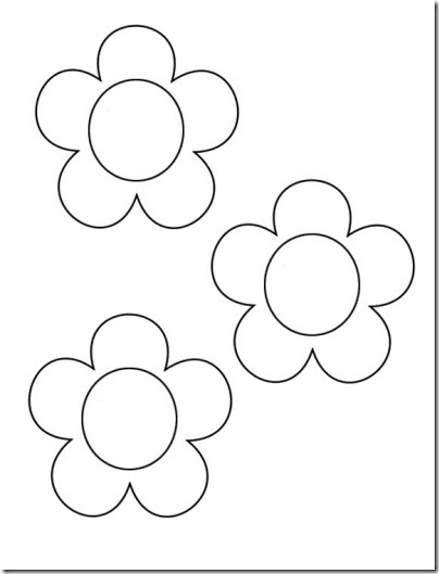 Manualidades flores para el día de la madre - Colorear dibujos infantiles